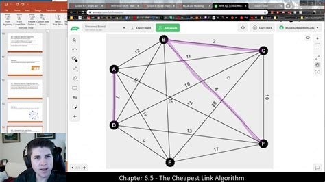 Math 3033 The Cheapest Link Algorithm Example 1 Youtube