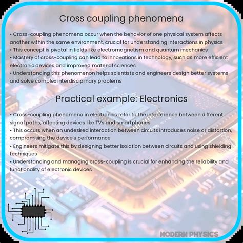 Cross Coupling Phenomena Key Concepts And Principles In Non Equilibrium
