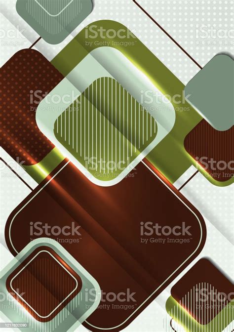 둥근 사각형이 겹치는 것은 기하학적 추상적 배경 컴포지션을 형성합니다 벽지 배너 배경 카드 삽화 방문 페이지 표지 포스터