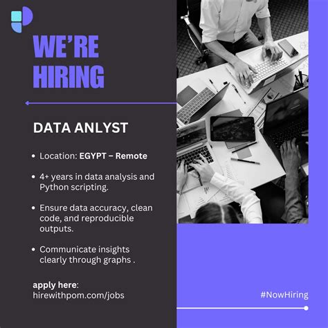 Hiring Dataanalyst Pythonjobs Remotejobs Egypt Dataengineering Pom