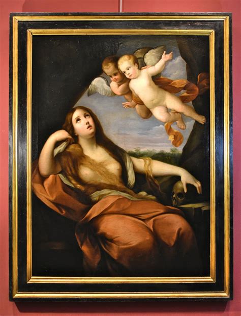 Mary Magdalene Penitent Reni Paint Oil On Canvas Old Master 17th