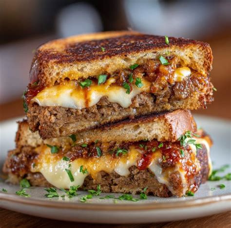Meatloaf Grilled Cheese Melt