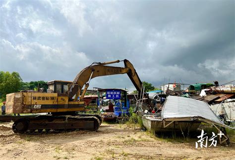 潮州现场拆解290艘三无船舶 违规 网具 海洋