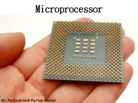 PPT Microprocessor PowerPoint Presentation Free Download ID 1588263