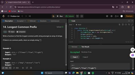 Shalu Senthil On Linkedin Leetcode Programming 12 Longest Common