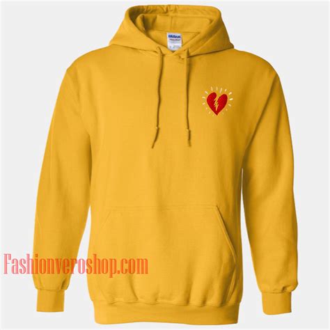 Broken Heart Hoodie Unisex Adult Clothing