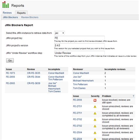 Viewing Reports Crucible Server 48 Atlassian Documentation