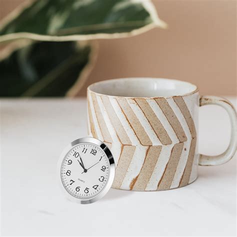 Masteelf Clock Face Insert Clock Insert Replacement Part Multi Function Clock Insert Craft