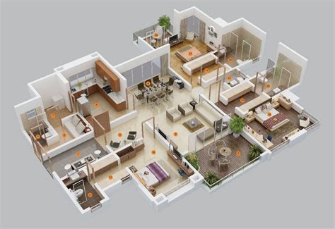 Three Bed Room Condominiumhome Plans