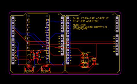 arduino uno r3 to adafruit feather adaptor easyeda open source hardware lab