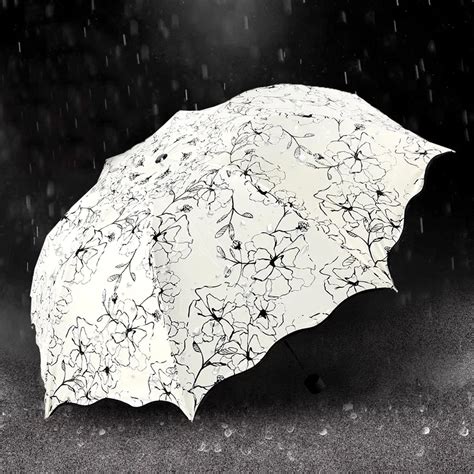 Женский Зонт от дождя складной цветочный узор кружевной для девочек солнечный дождливый