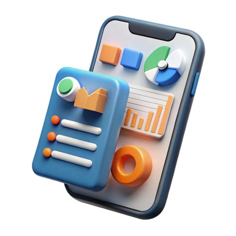 Mobile App Data Analytics Charts Graphs Reports 56550857 Png