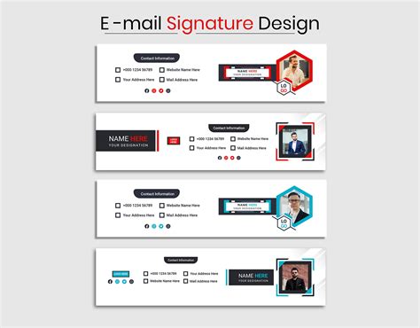E Mail Signature Design Behance