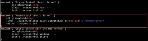 太難的我不會 Ubuntu Server 2204 Cloud Init Autoinstall