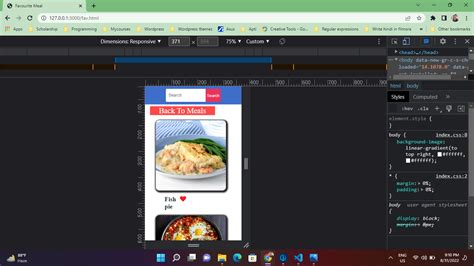 Github Mayur121meals App A Simple Meals App Using Html Css And Javascript