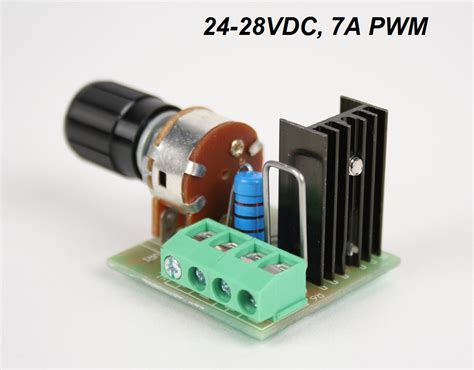 24 Volt DC PWM Pulse Width Modulation Dimmer 7A Capacity PilotLights Net