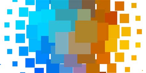 Light Blue Yellow Vector Pattern In Square Style Abstract Gradient Illustration With Colorful