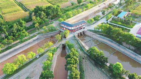 黄河水灌溉水渠河道水利工程运河引水渠水闸3840x2160高清视频素材下载编号9491335实拍视频光厂vj师网