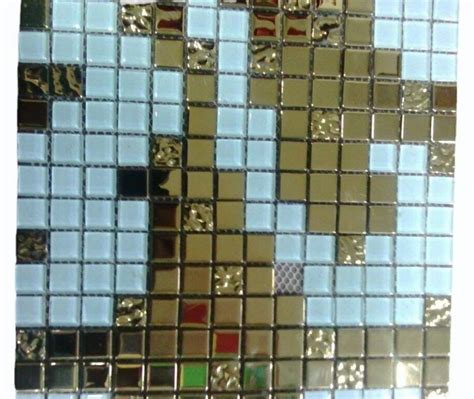 Glossy 9mm Glass Mosaic Wall Tiles Size 1x1 Feet300x300 Mm At ₹ 400