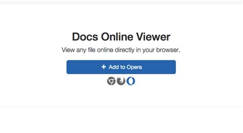 Docs Online Viewer 直接在瀏覽器預覽檔案免下載支援 Office向量圖等格式 免費資源網路社群