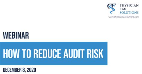 How To Reduce Audit Risk