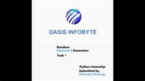 [video] introducing a robust and customizable password generator in