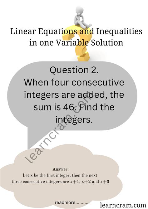 Ml Aggarwal Class 8 Solutions For Icse Maths Chapter 12 Linear