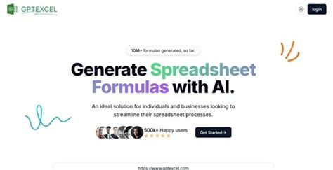 Gptexcel Ai Powered Spreadsheet Formula Generator