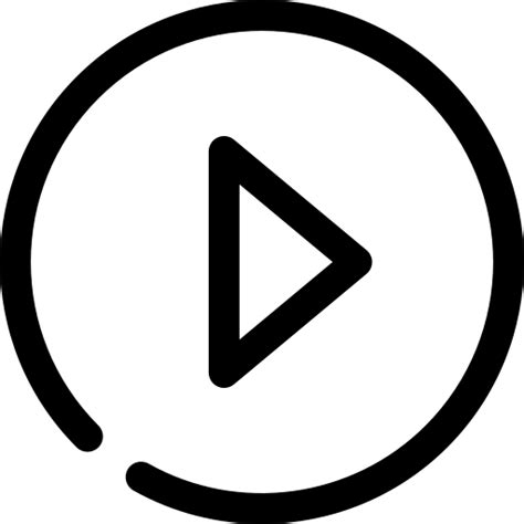 음악 플레이어 플레이 버튼 사용자 인터페이스 및 제스처 아이콘