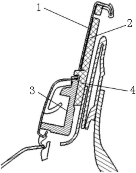一种车门亮条安装结构的制作方法