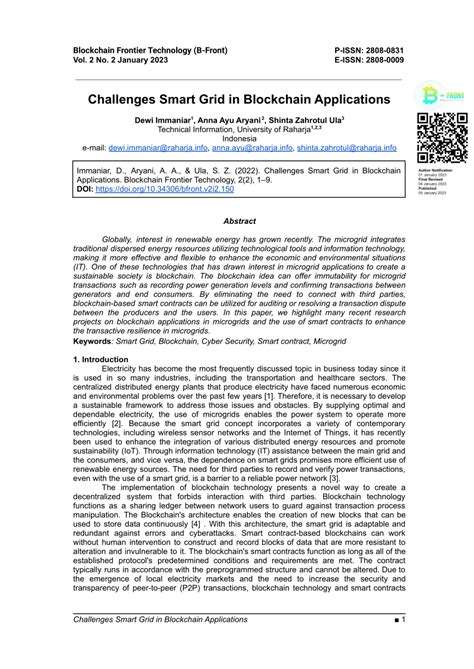 Pdf Challenges Smart Grid In Blockchain Applications