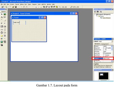 Ilmu Tutorial Mengenal Visual Basic 6