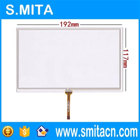 8 inch touch screen 192 117 192mm 117mm for hannstar hsd080idw1 c01 lcd