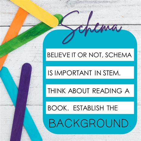 Schema Thinking Stems