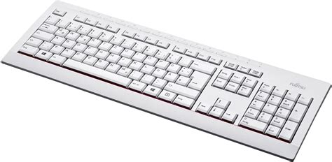 Fujitsu Kb521 Usb Ru De Usb Keyboard Cyrillic White Splashproof