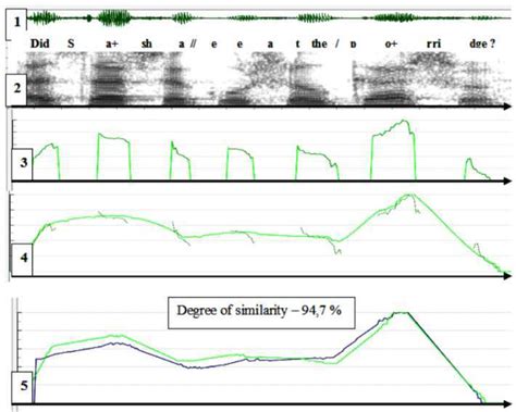 The Illustration Of Speech Signals Processing 1 Oscillogram