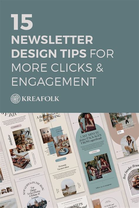 15 Newsletter Design Tips For More Clicks Engagement Newsletter Design Email Newsletter