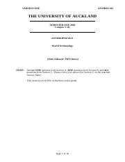 ANTHRO 101 Semester1 2019 Pdf VERSION ONE ANTHRO 101 THE UNIVERSITY