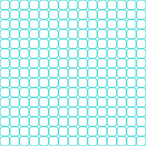 Seamless Abstract Pattern With Many Geometric Blue Squared Rounded Edges Boxes Vector Design