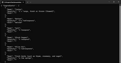 structured output with ollama