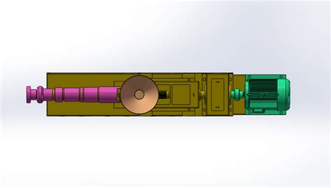 双螺杆挤出机 Solidworks 2018 模型图纸下载 懒石网