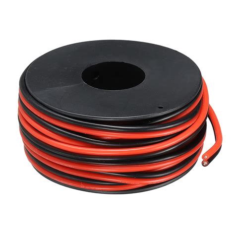 2 Conductor Parallel Silicone Wire 18awg 18 Gauge Red Black Electrical