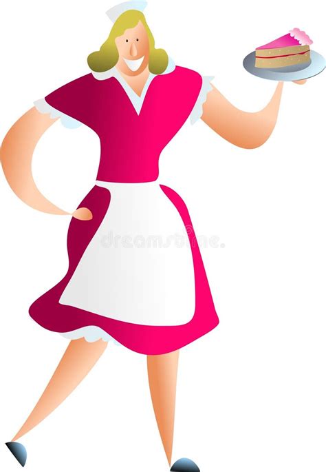 Blonde Waitress Stock Illustrations 312 Blonde Waitress Stock