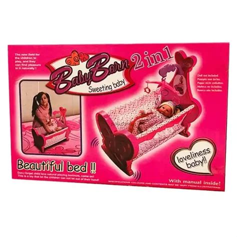 خرید و قیمت اسباب بازی دخترانه تخت و گهواره عروسک برند بی بی تویز از
