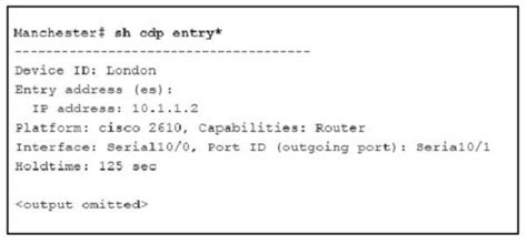 Refer To The Exhibit The Two Exhibited Devices Are The Only Cisco Devices On The Network The