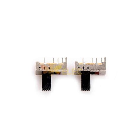 10pcs Slide Switch Ss 2p3t With Light Hole Miniature For Sound Systems Ss23e05 Single Row