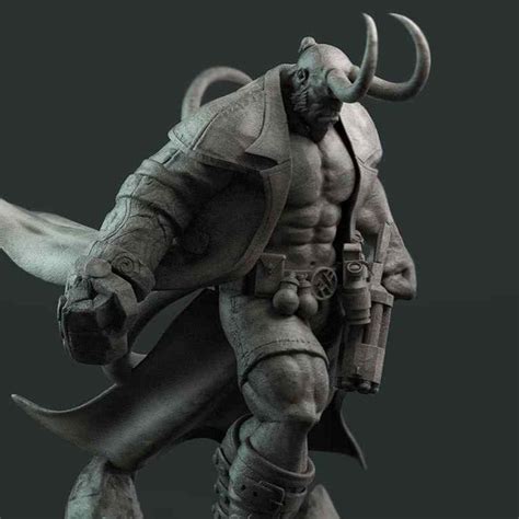 1825 Hellboy Stl 3d Print Files My Stl