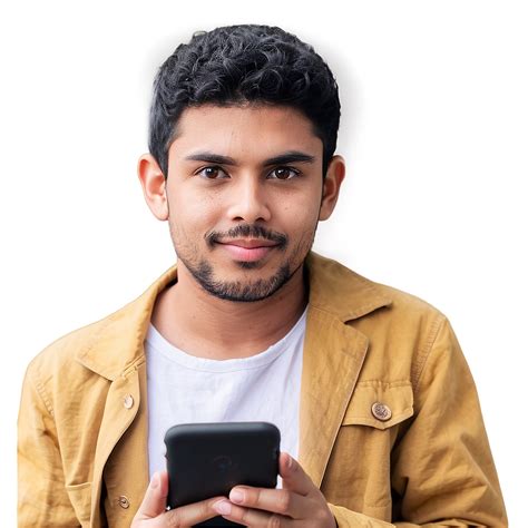 Download Random Person With Smartphone Png Uco71