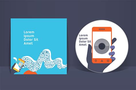 Cd 커버 디자인식 형판 Eps 벡터 투명 10 사용공간 레코드 아날로그 오디오에 대한 스톡 벡터 아트 및 기타 이미지 레코드 아날로그 오디오 책표지 콤팩트 디스크