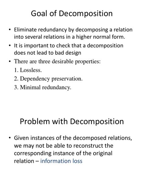Lossless Join Pdf Computer Programming Computing